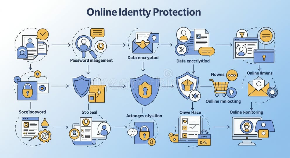 Online Identity Protection Stock Illustrations – 34,338 Online Identity ...