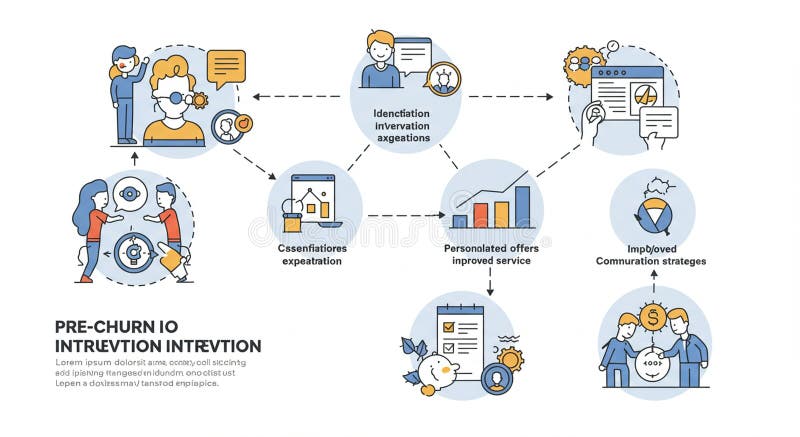 Churn Intervention Strategy Stock Illustrations – 3 Churn Intervention ...