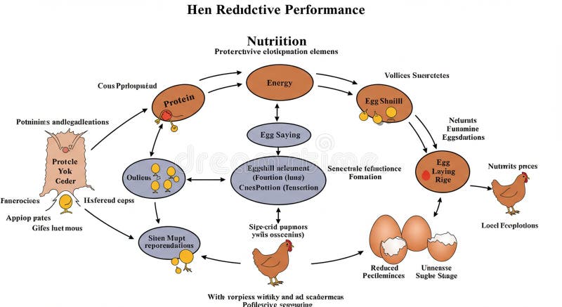 Flowchart Illustrating the Process of "Hen Reddctive Performance ...
