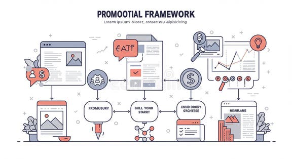 Flowchart Illustrating a Promotional Framework. Includes Web Pages with ...