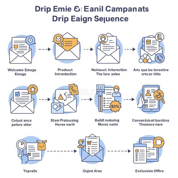 Flowchart Illustrating a Sequence of Email-based Interactions. it ...