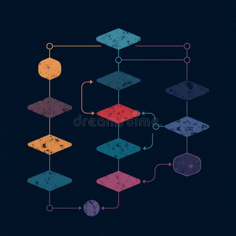 Circle Diamond Flowchart Stock Illustrations – 47 Circle Diamond ...