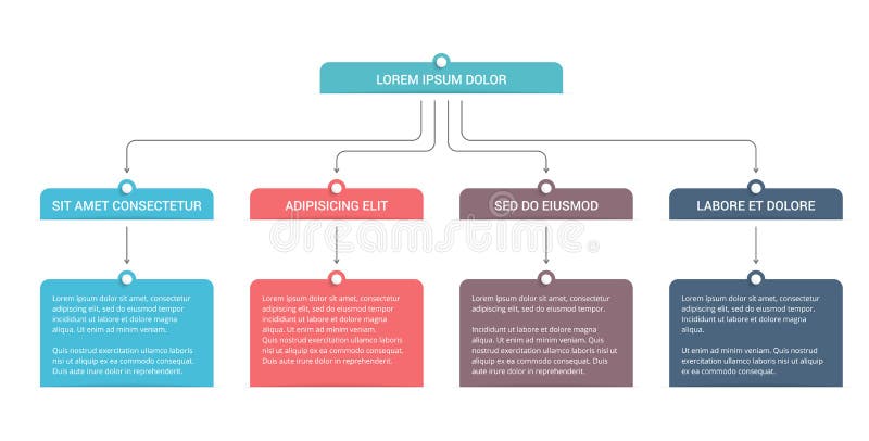 Flowchart with 6 Steps stock vector. Illustration of infograph - 187792530