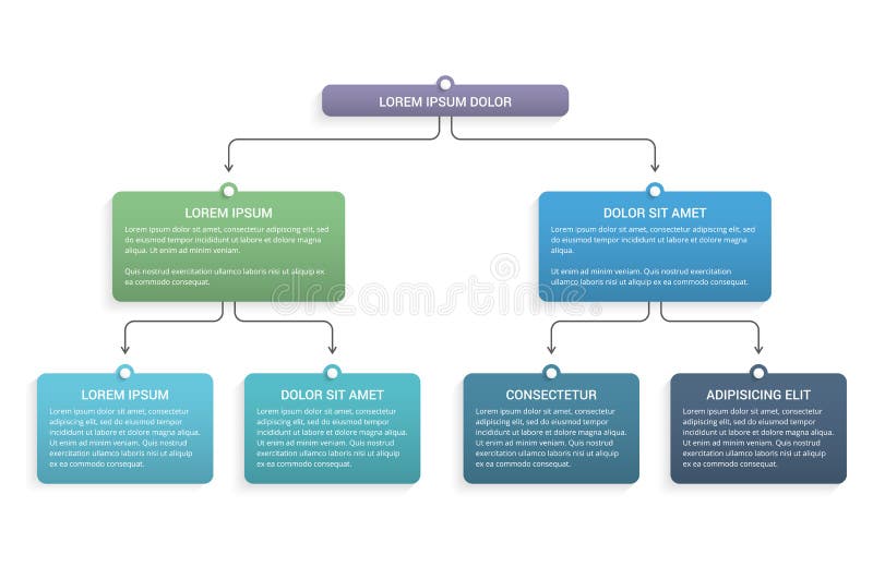 Flowchart with 6 Steps stock vector. Illustration of infograph - 187792530