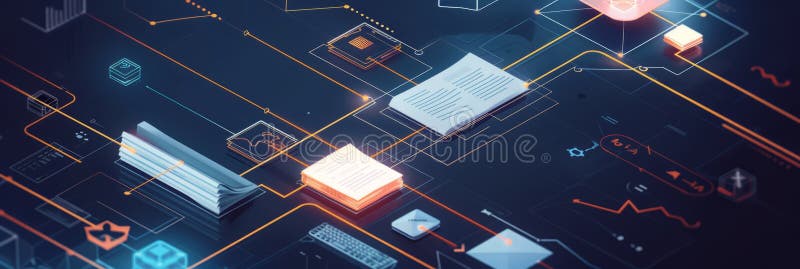 Flowchart, the Process of Transition from Paper To Digital Document ...