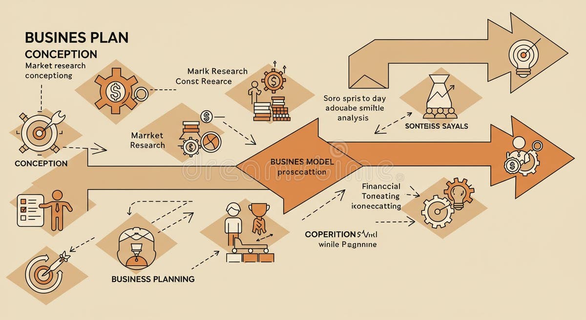 Process Business Plan Arrows Stock Illustrations – 7,963 Process Business Plan Arrows Stock ...