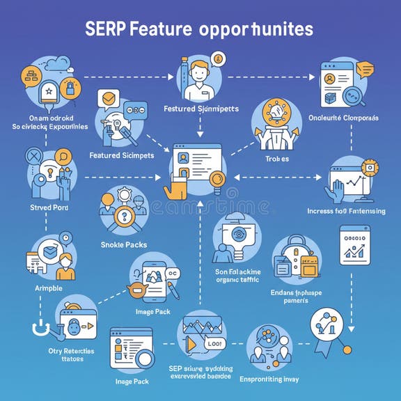 Flowchart with Various Nodes Depicting Search Engine Result Page ...