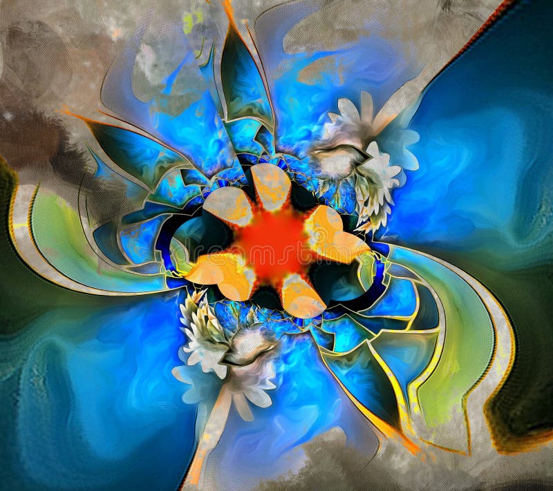 Flower stock illustration. Illustration of leaves, spring - 85541825