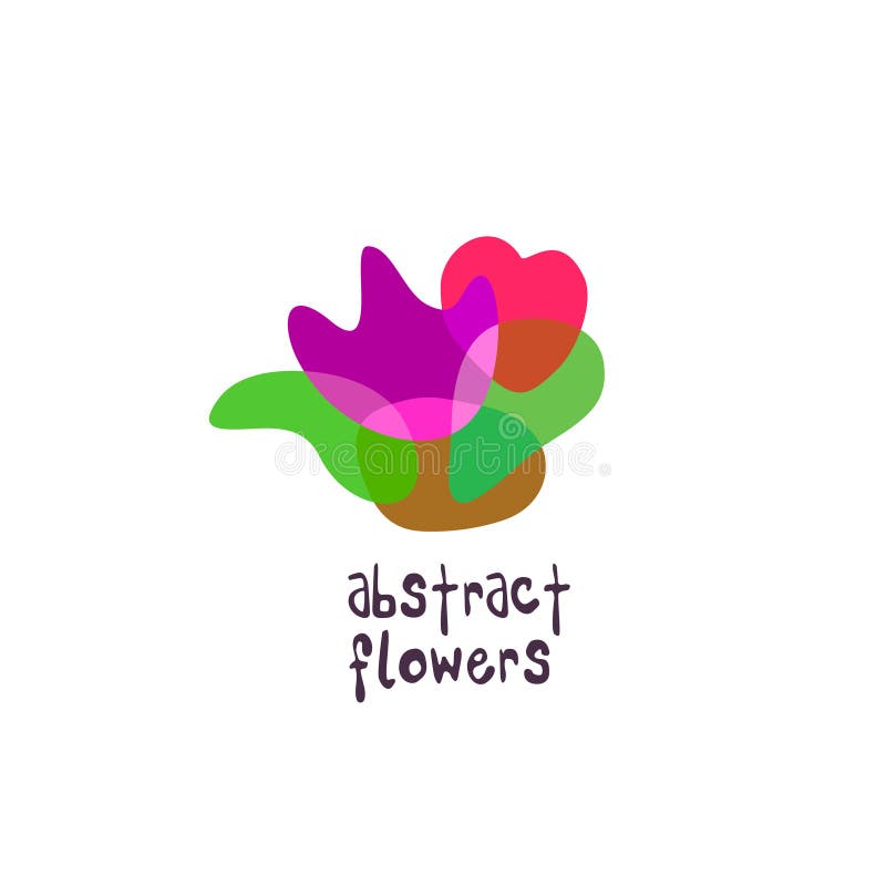 Flower abstract logo stock vector. Illustration of leaf - 103452952