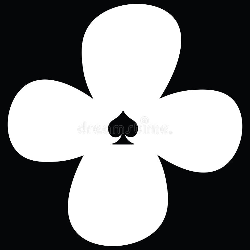 Flower & Ace stock illustration. Illustration of text - 261279321