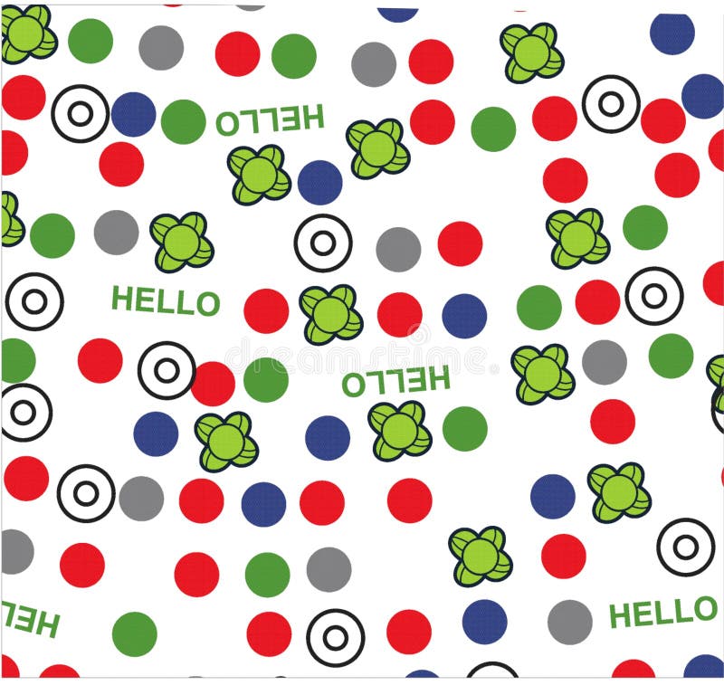 Flower All Over Print Vector Art Stock Vector - Illustration of brand ...