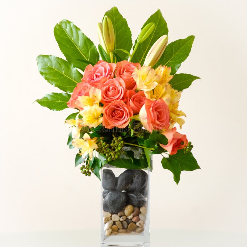 Flower arrangement stock image. Image of flowers, composition - 41071921