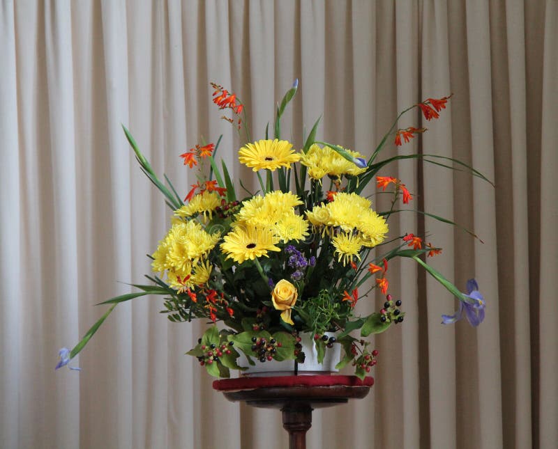 Flower Arrangment. stock photo. Image of plants, colourful - 49534940