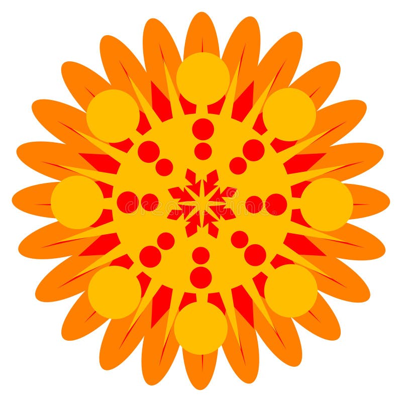 Adey Abeba Ethiopian Flower Stock Vector - Illustration of plant ...