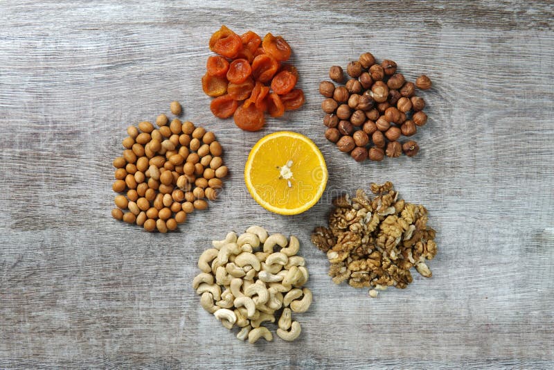 Flower assorted nuts stock image. Image of nuts, filbert - 211399667