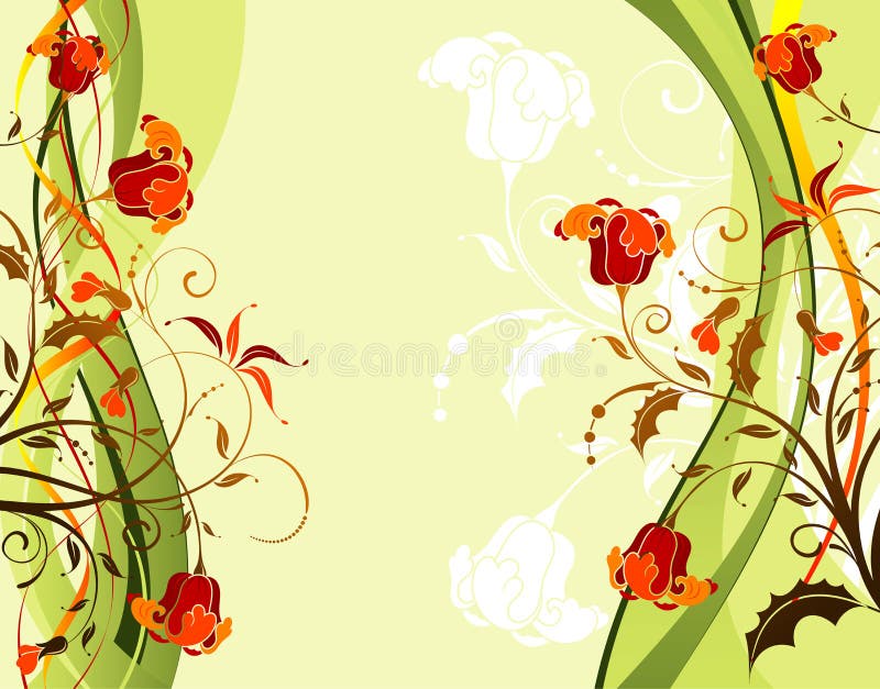 Flower Waves Stock Illustrations – 20,067 Flower Waves Stock ...