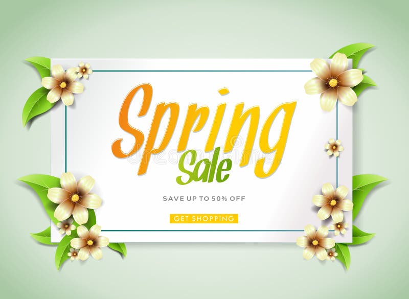 Spring Sales Event Stock Illustrations – 704 Spring Sales Event Stock ...