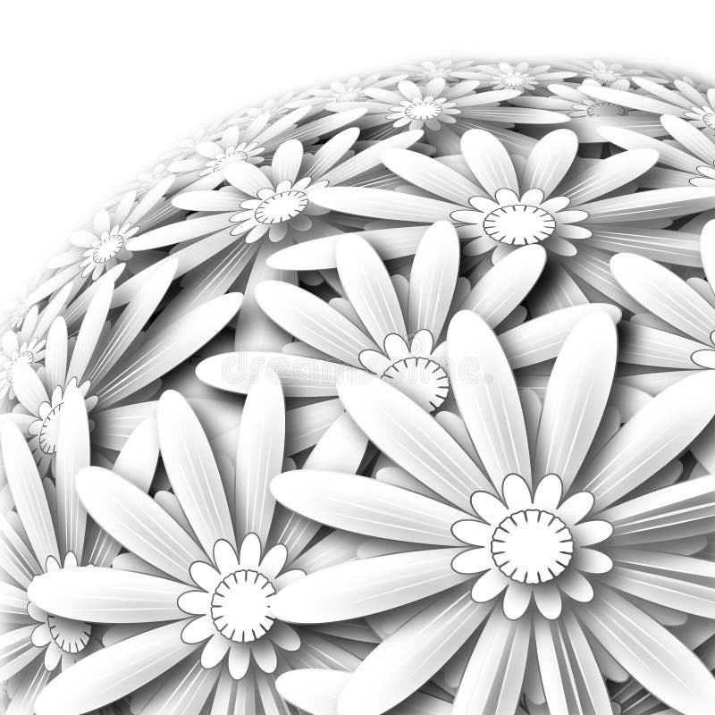 Flower ball stock illustration. Illustration of bloom - 14261844