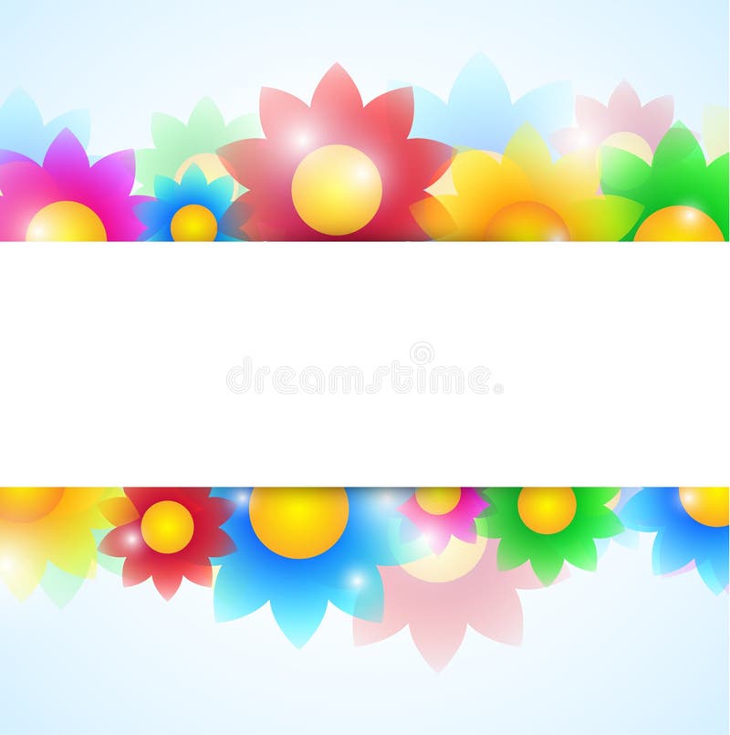 Flower Banner stock illustration. Illustration of decorative - 23050173