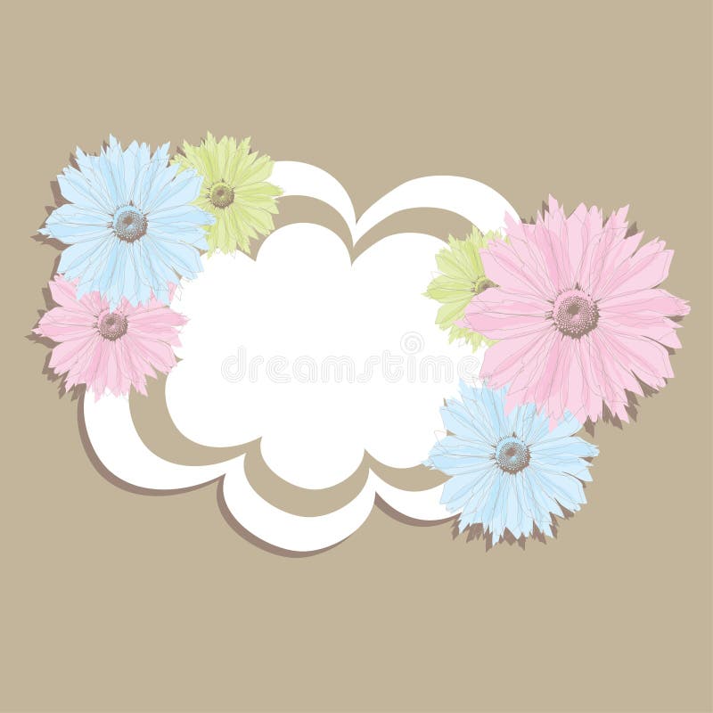 Flower Banner. Vector Illustration Stock Vector - Illustration of ...