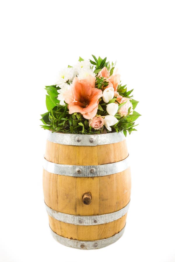 Flower barrel 7 stock photo. Image of summer, background - 35456986