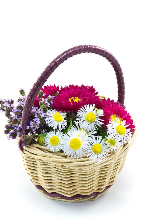 Flower basket stock image. Image of petal, closeup, freshness - 25089677