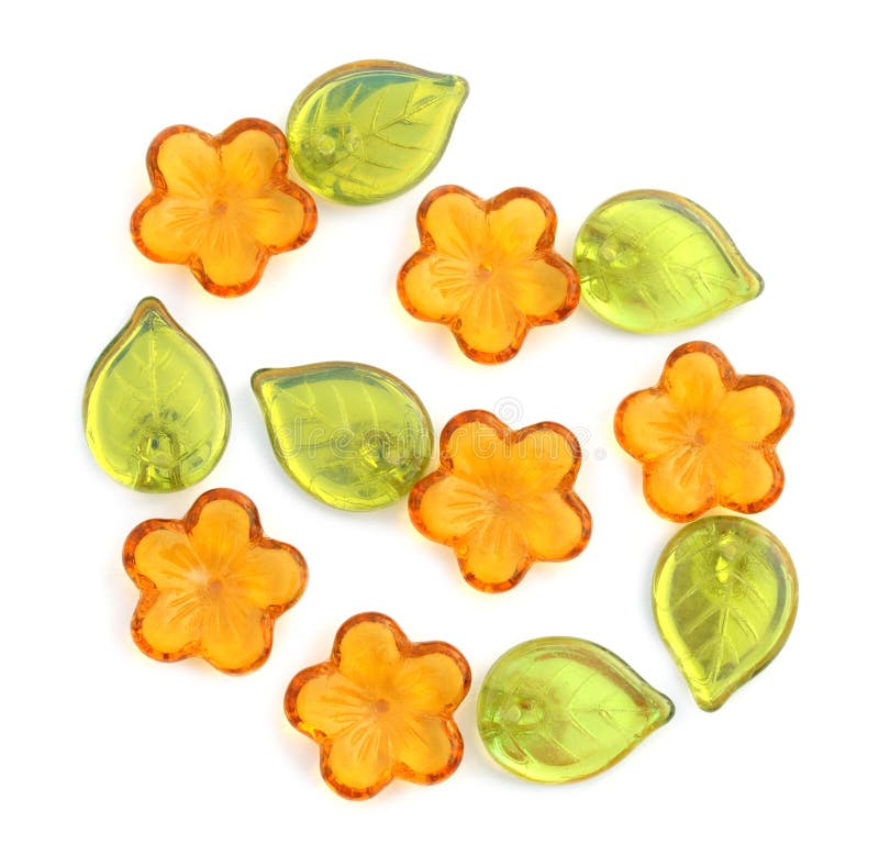 Flower beads stock image. Image of leaf, beading, leaves - 8750467
