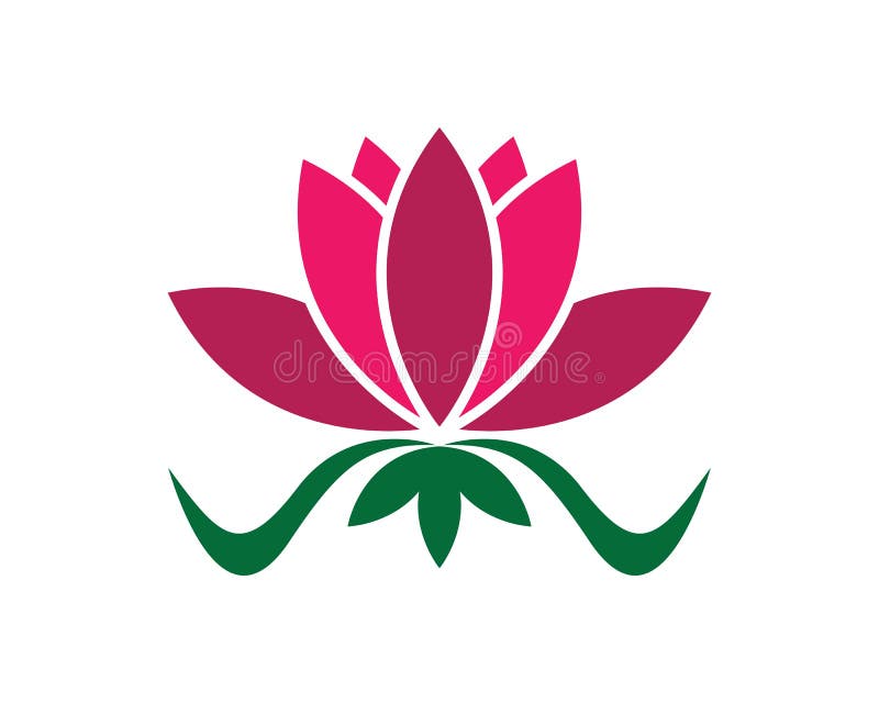 Flower Beauty Spa Logo Design Vector Illustration Stock Vector ...