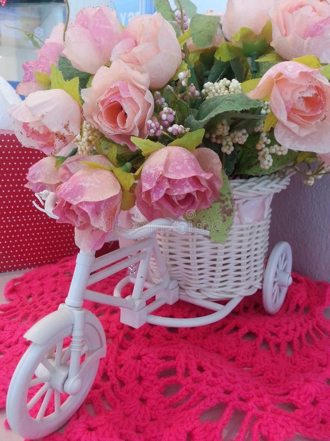 Flower bike stock image. Image of wedding, bike, flower - 62286437