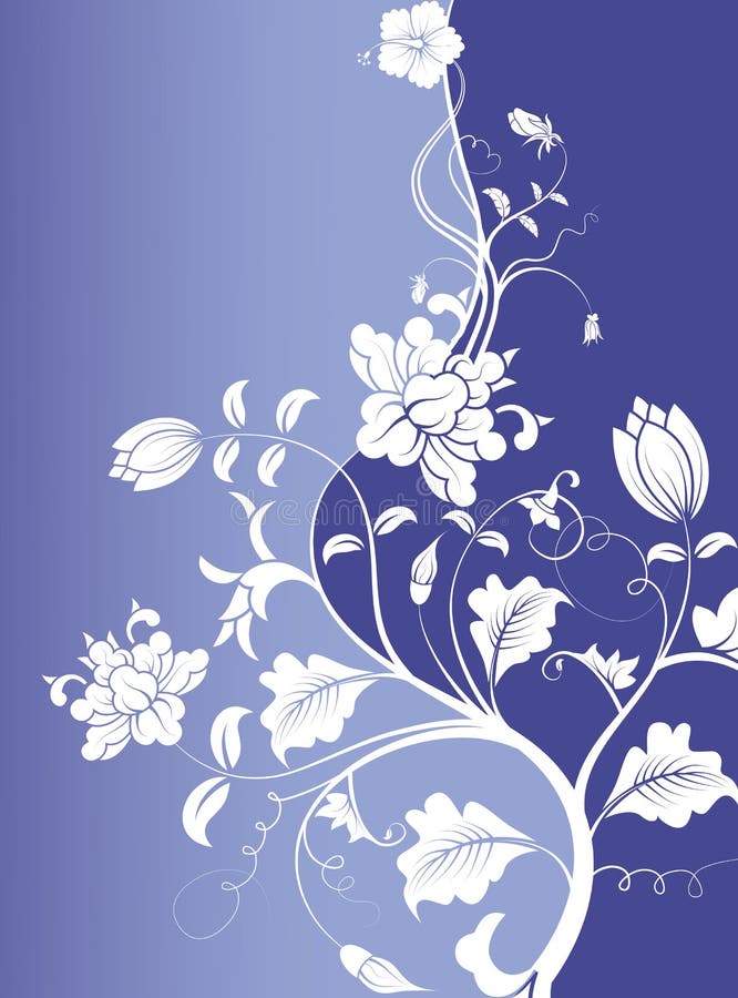 Blue Flower Powerpoint Backgrounds