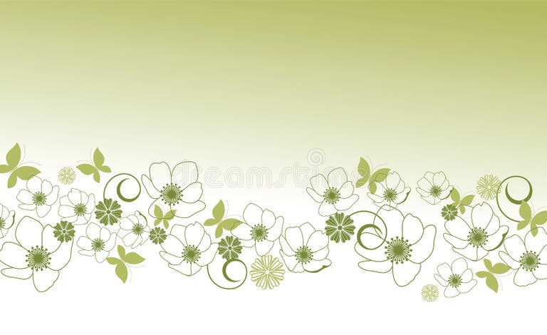 Delicate Flower Border Stock Illustrations – 32,548 Delicate Flower ...