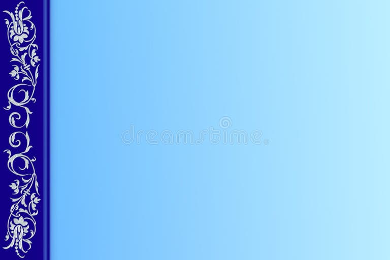 Blue Silver Flower Border Stock Illustrations – 1,483 Blue Silver ...