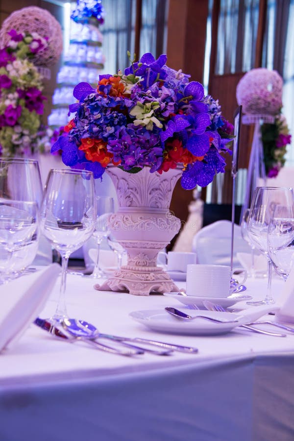 Flower Bouquet in Event Wedding Party. Stock Photo - Image of formal ...