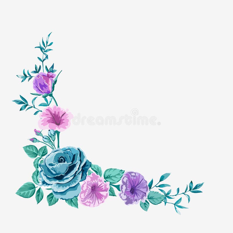 Angular Flower Arrangement Stock Illustrations – 57 Angular Flower ...