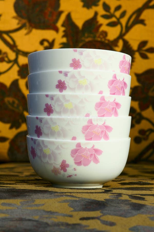 Flower bowl stock image. Image of chinaware, kitchenware - 12512809