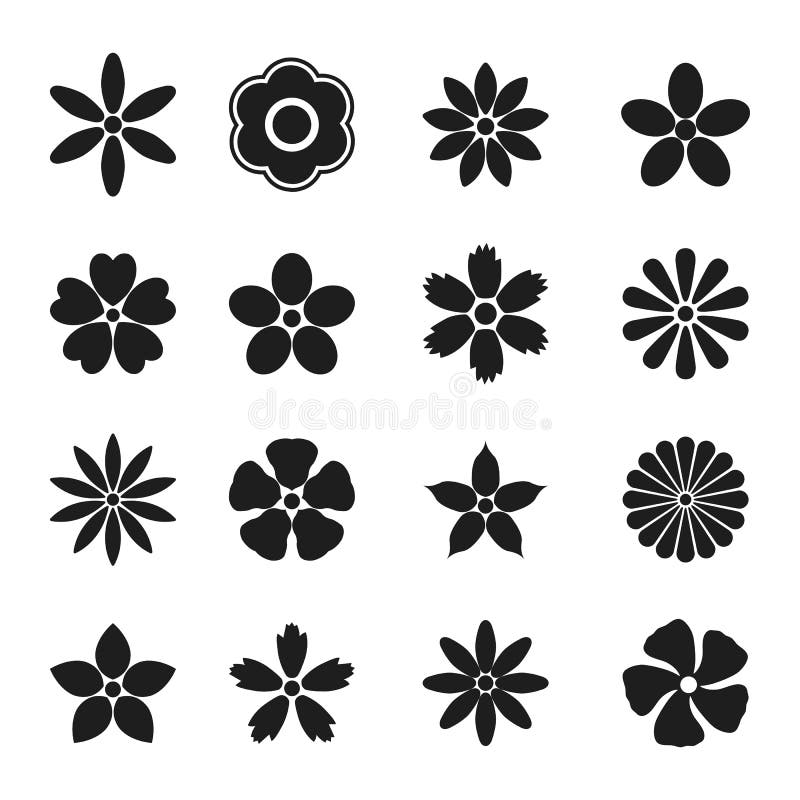 Leaf Buds Black White Icon Stock Illustrations – 176 Leaf Buds Black ...