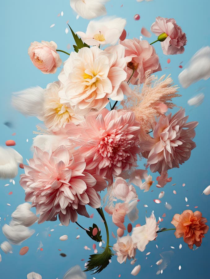 Flower burst stock illustration. Illustration of flowers - 307915626