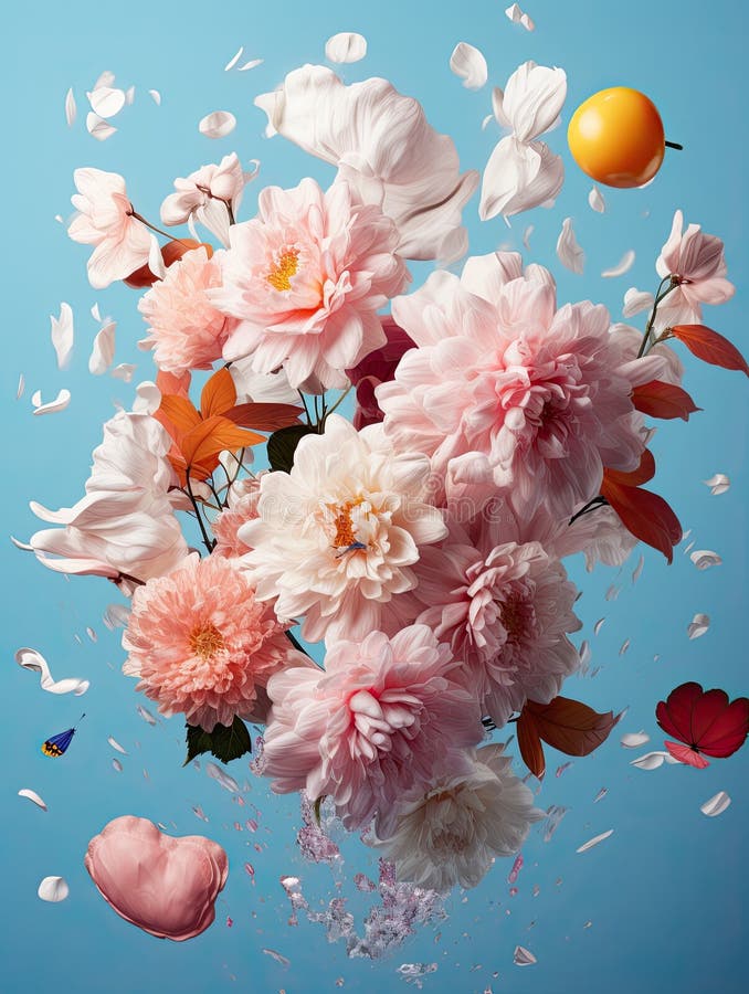 Flower burst stock illustration. Illustration of beauty - 321984811