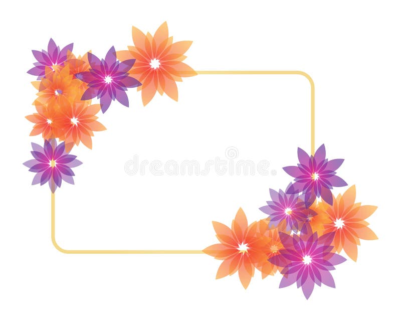 Flower card stock vector. Illustration of paper, floral - 19129708