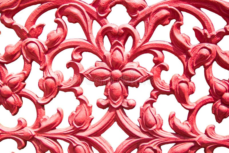 Flower cast iron stock image. Image of pattern, iron - 75719835