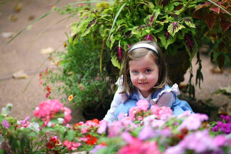 Flower Child stock image. Image of daughter, summer, caucasian - 3281957