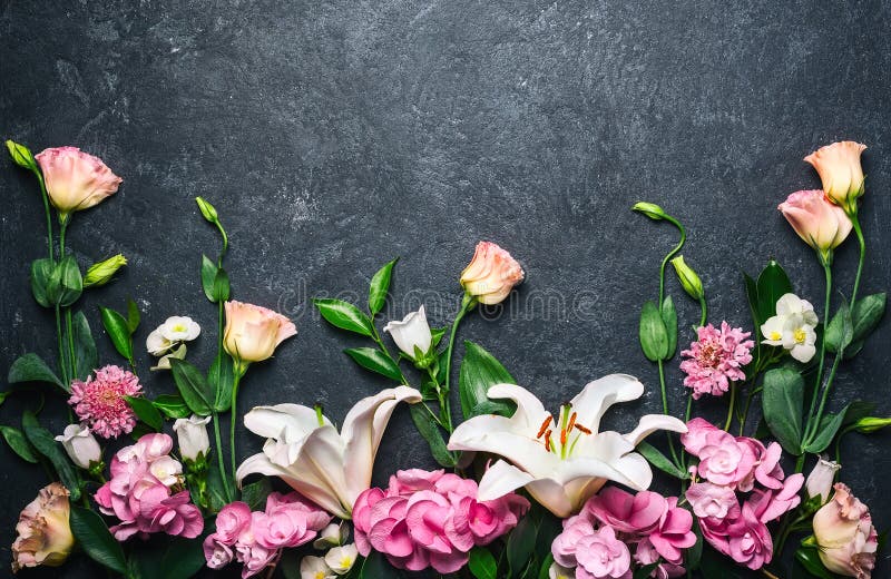 Flower composition stock photo. Image of decorative, holiday - 84242832