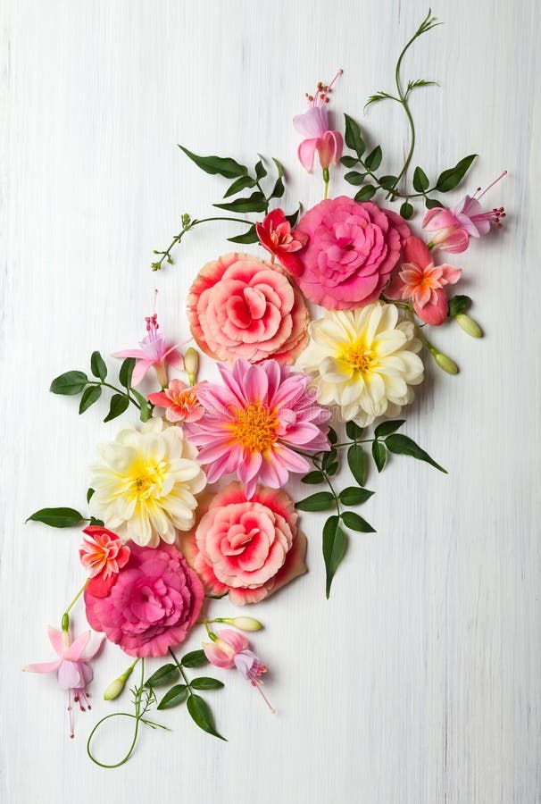 Flower composition stock photo. Image of decorative, holiday - 84242832