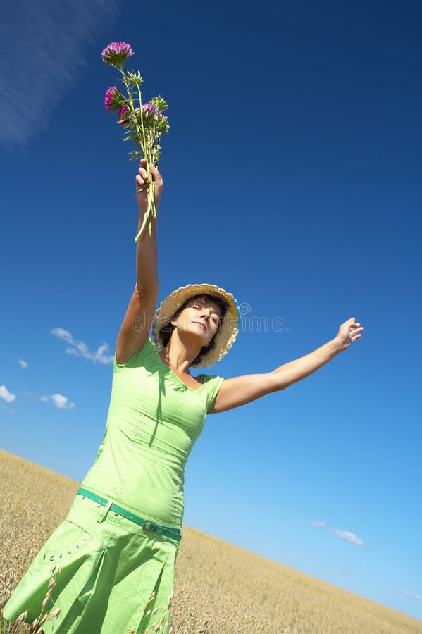 Flower dance stock photo. Image of mood, idyllic, move - 2952990