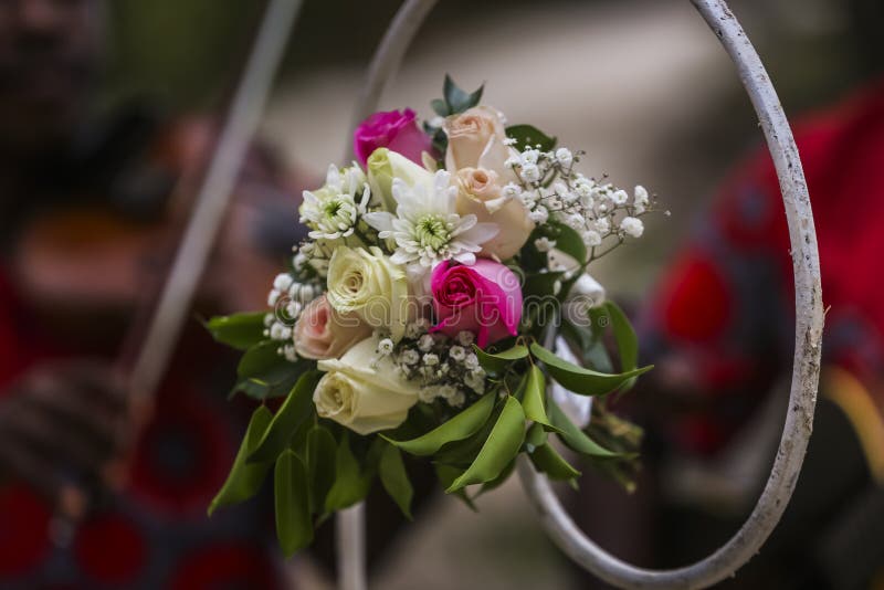 Flower Deco at wedding stock image. Image of petal, deco - 229353707