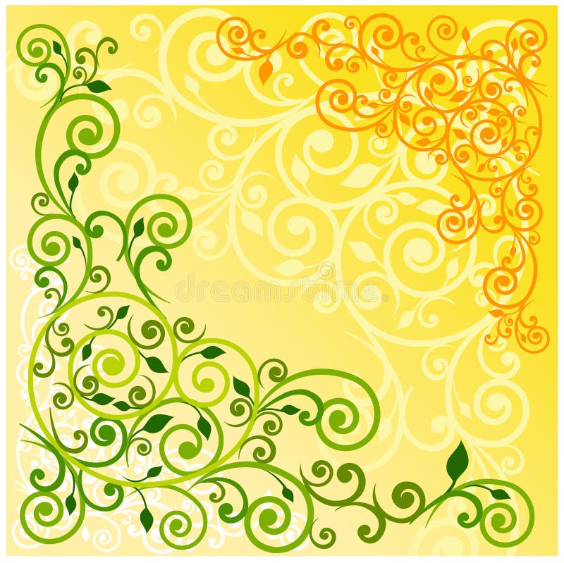 Flower decorative project stock vector. Illustration of vector - 4746147