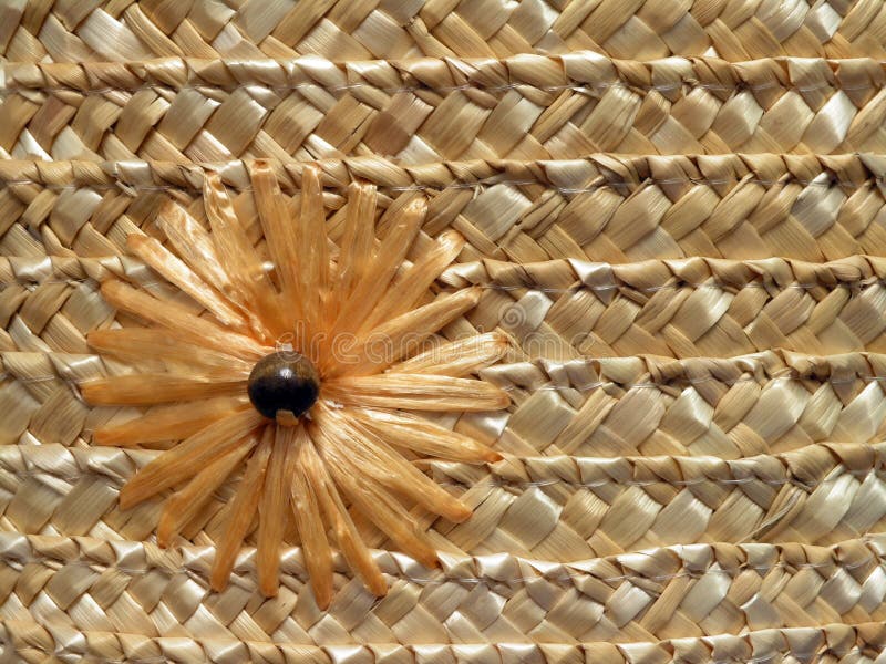 Flower design stock photo. Image of beads, utensils, wicker - 1878732