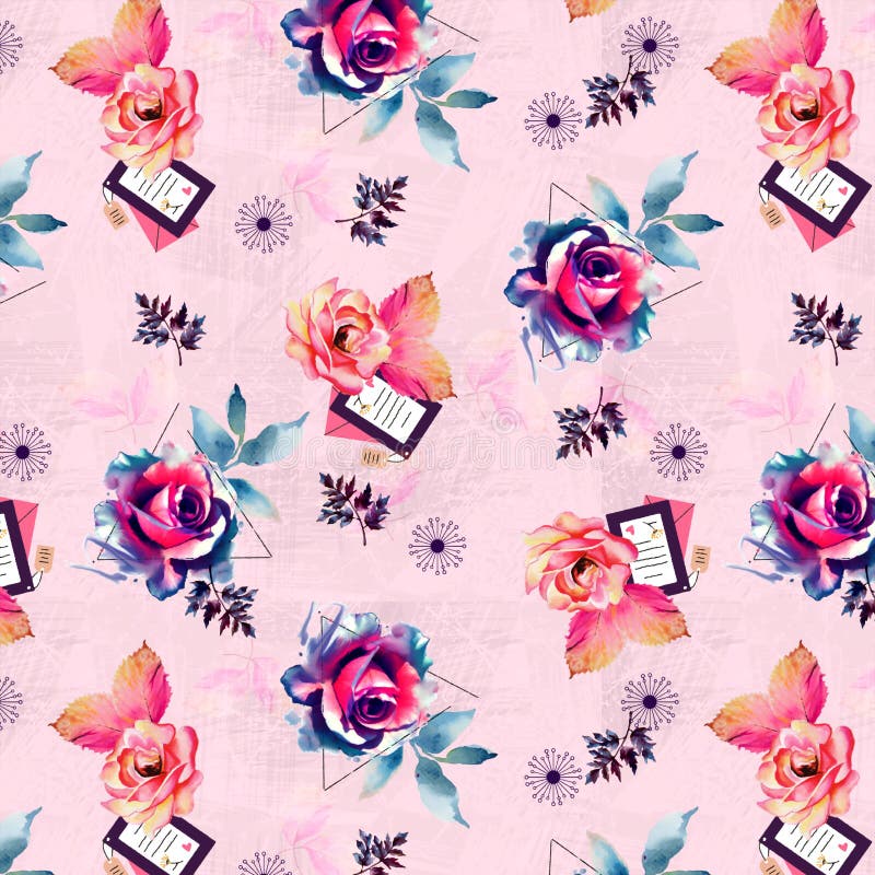 Flower design pattern stock illustration. Illustration of floral ...