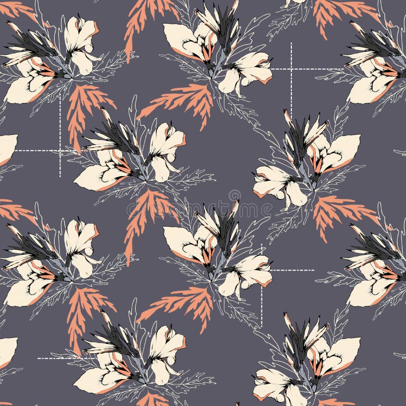 Flower Patt Stock Illustrations – 525 Flower Patt Stock Illustrations ...