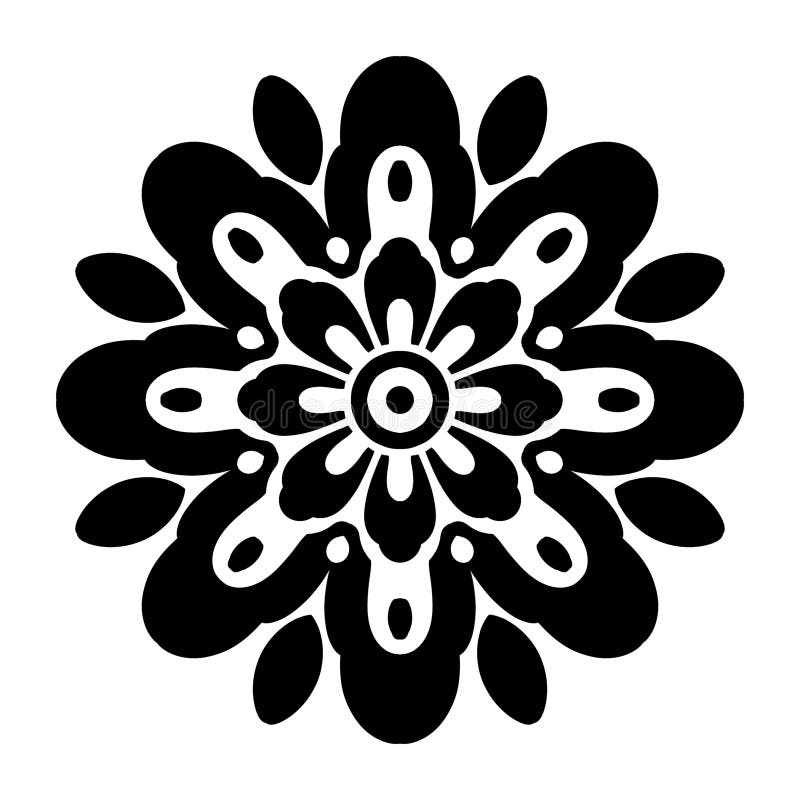 Flower Design Pattern Illustration with Repetitive Seamless Pattern ...